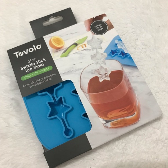Tovolo | Kitchen | New Tovolo Star Swizzle Stick Ice Mold Oldfashion ...